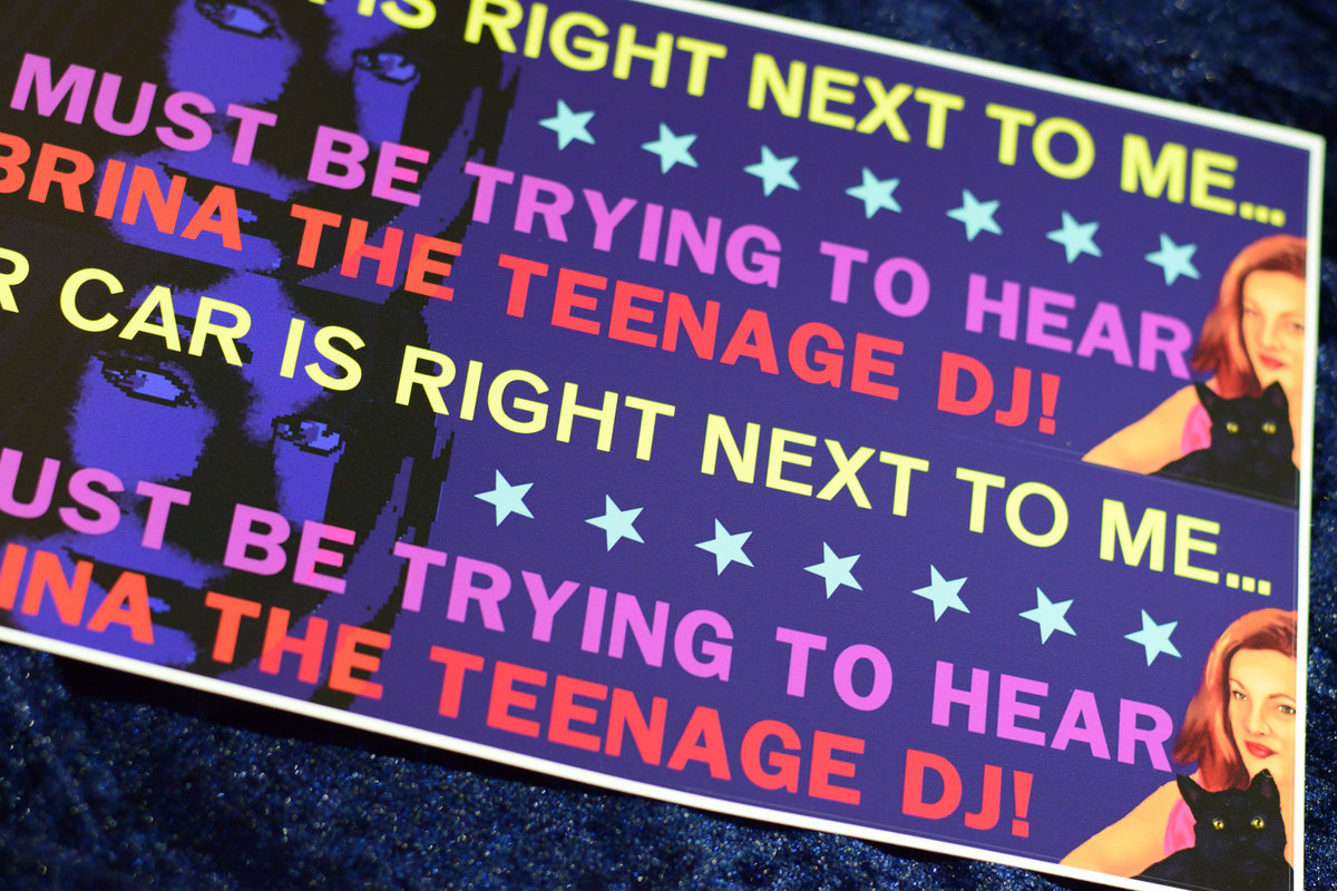 Pair (2x) of 80's Boomer-style Vinyl Car Stickers | DJ Sabrina The ...