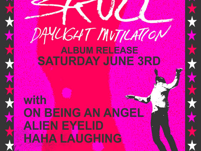 Silk-screened Album Release Poster | BURNT SKULL