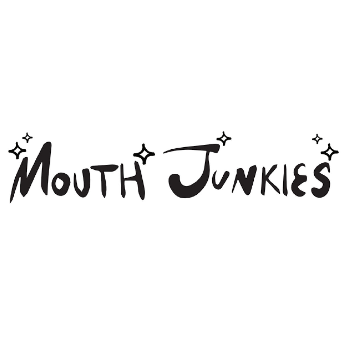 Mouth Junkies Text Logo Sticker | Mouth Junkies