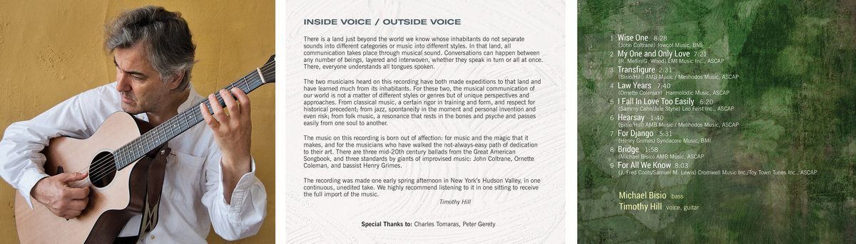 Inside Voice / Outside Voice | Michael Bisio / Timothy Hill | Michael Bisio