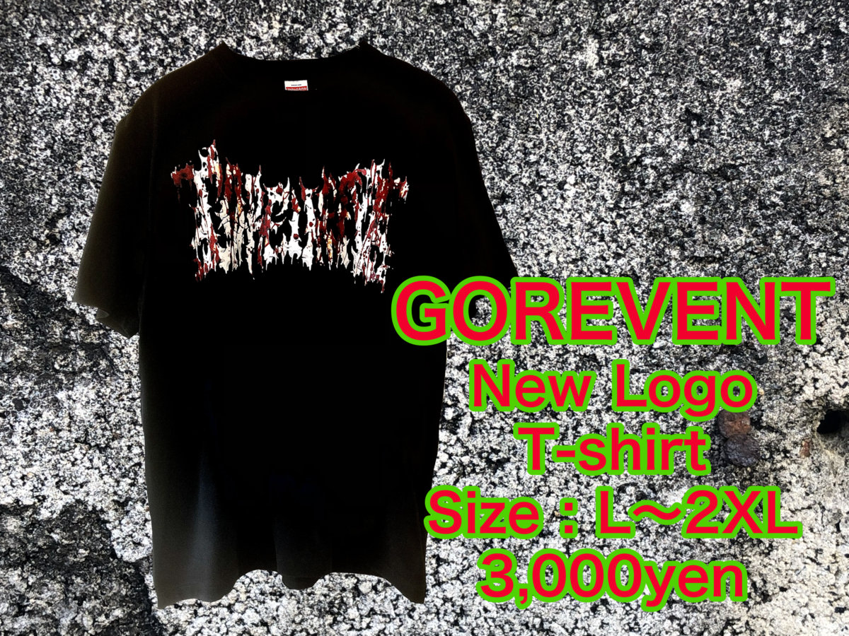 GOREVENT NEW-LOGO T-shirt 2023(BLACK) | 帝Production