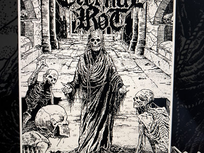 Eternal Rot "Putridarium"woven patch(white board) | ETERNAL ROT