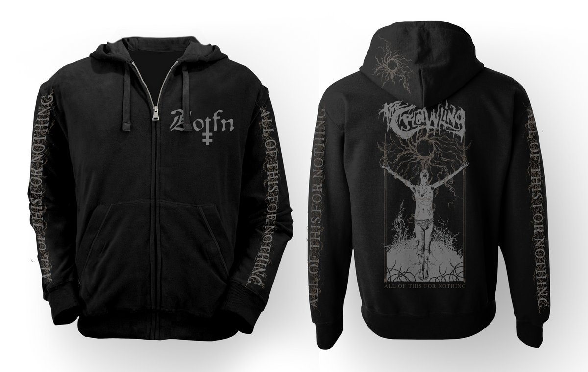 'ROTTEN SUN' Zipped hoodie | The Crawling