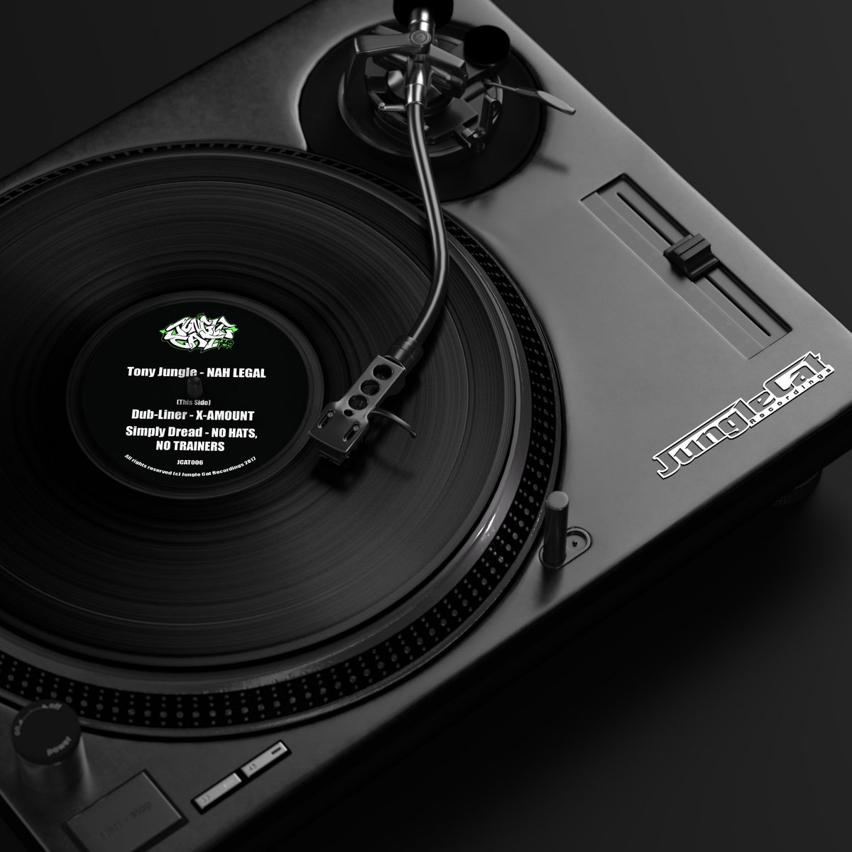 JCAT 006 | Tony Jungle | Dub-Liner | Simply Dread | Jungle Cat Recs.