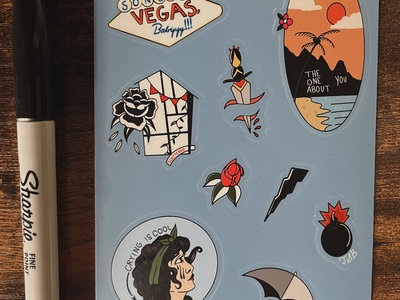 Flash Tattoo Sticker Sheet | The Sonder Bombs