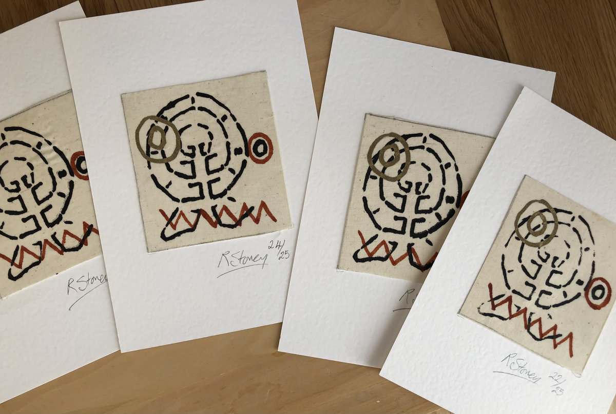 Silk-screened print. | Rapoon