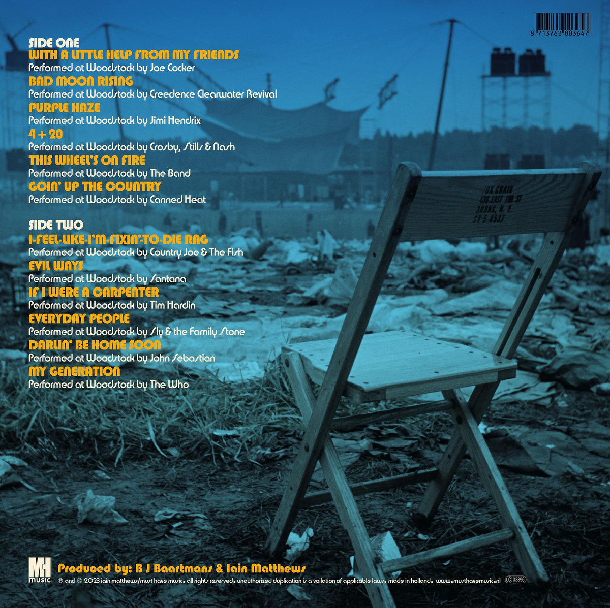 The Woodstock Album | Matthews Southern Comfort | Continental Record ...