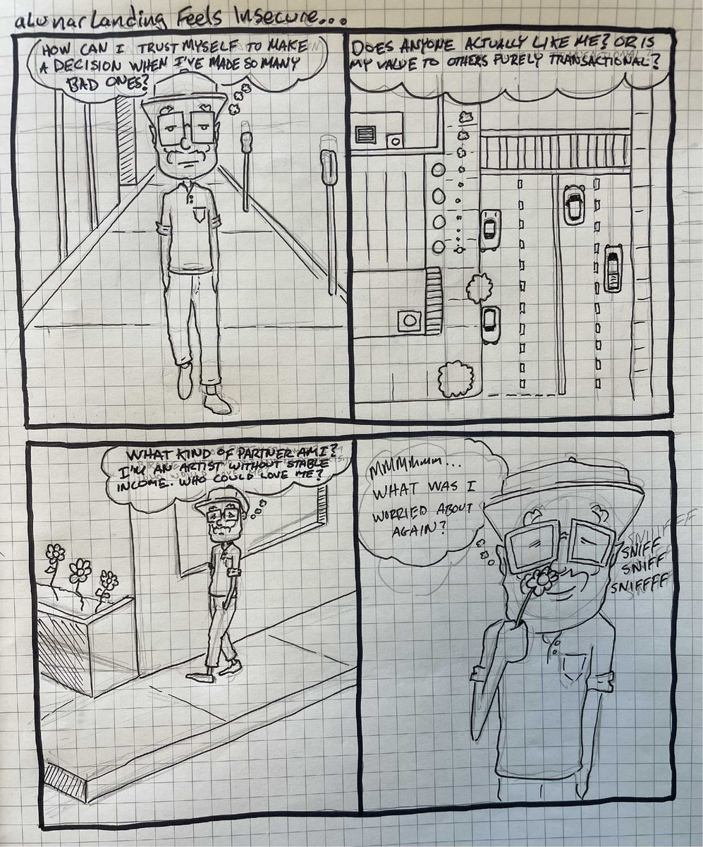 Custom 4-Panel Comic | aLunarLanding
