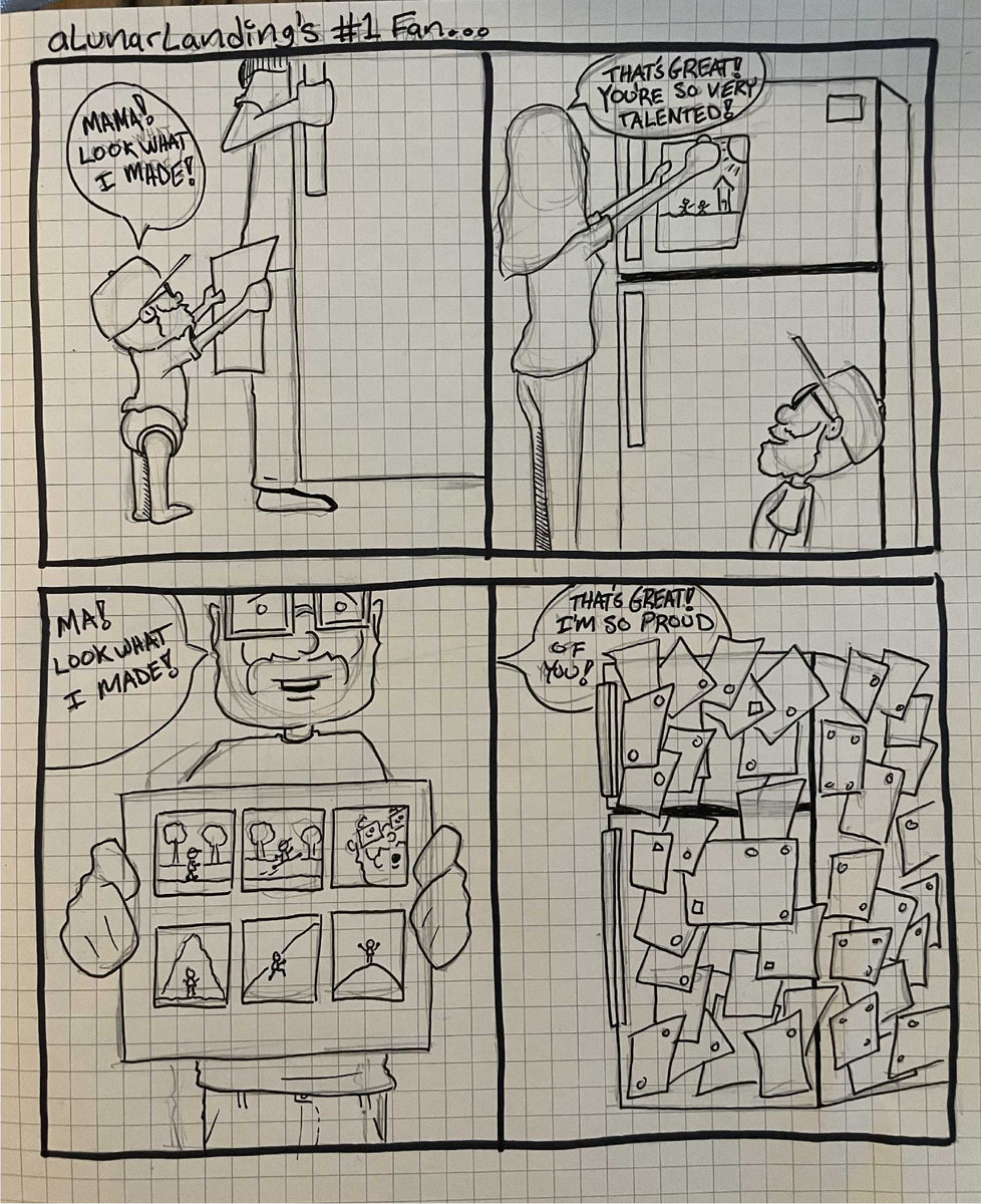 Custom 4-Panel Comic | aLunarLanding