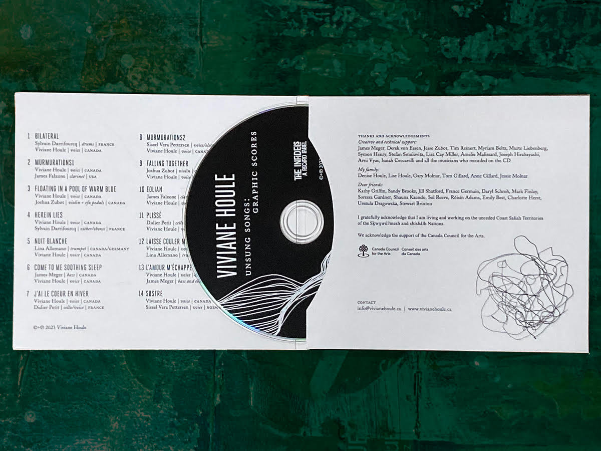 Unsung Songs: Graphic Scores | Viviane Houle