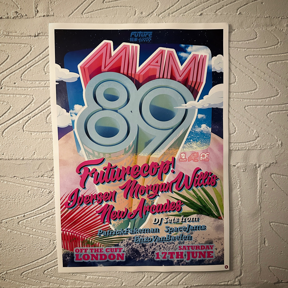 FutureSounds | MIAMI '89 Poster [A3] | TimeSlave Recordings