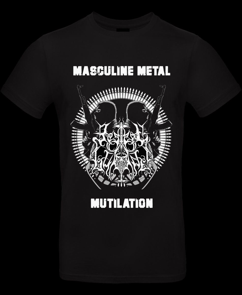 "Masculine Metal Mutilation" T-Shirt | Bestial Bukkake