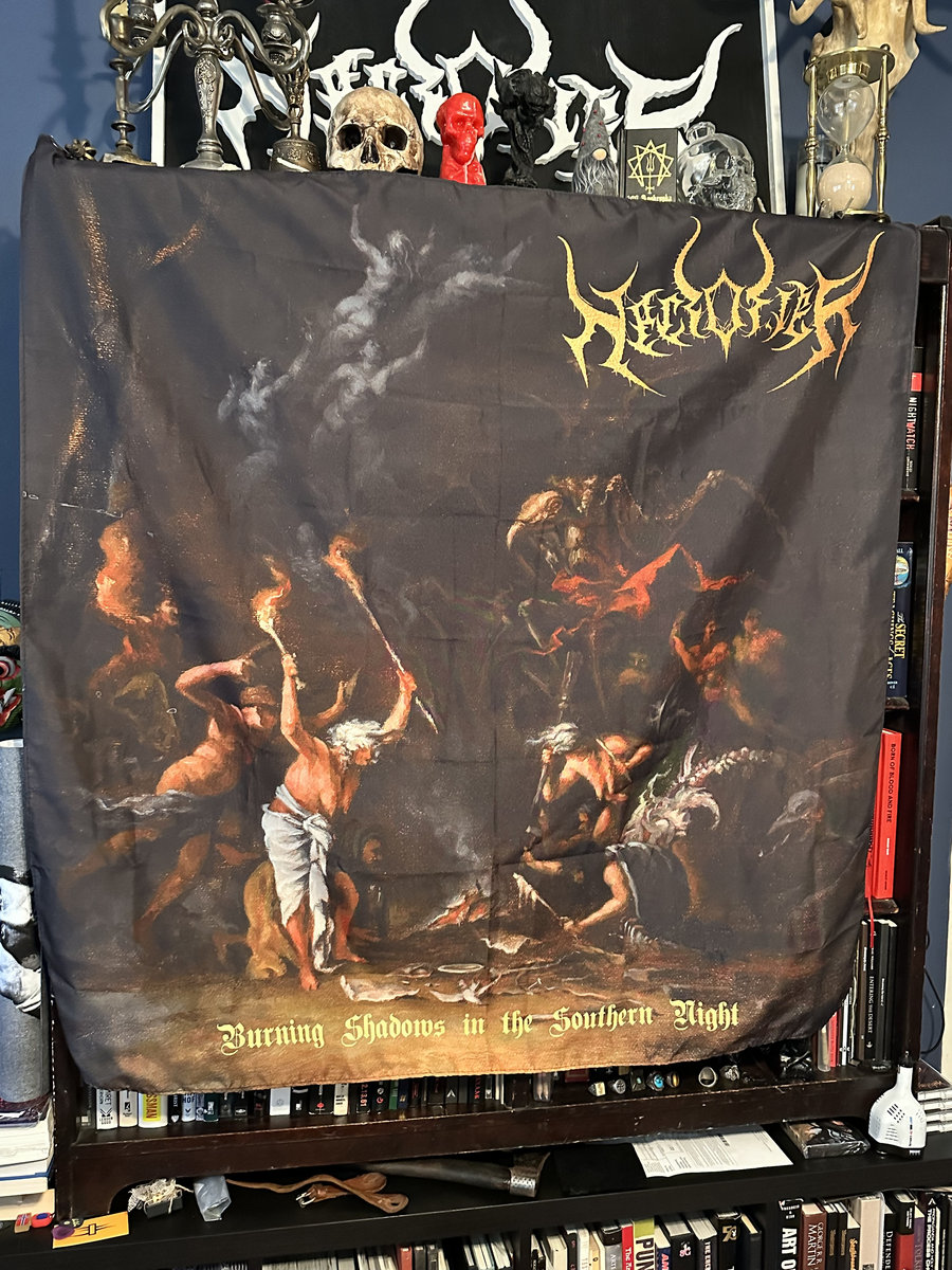 Burning Shadows Flag | Necrofier