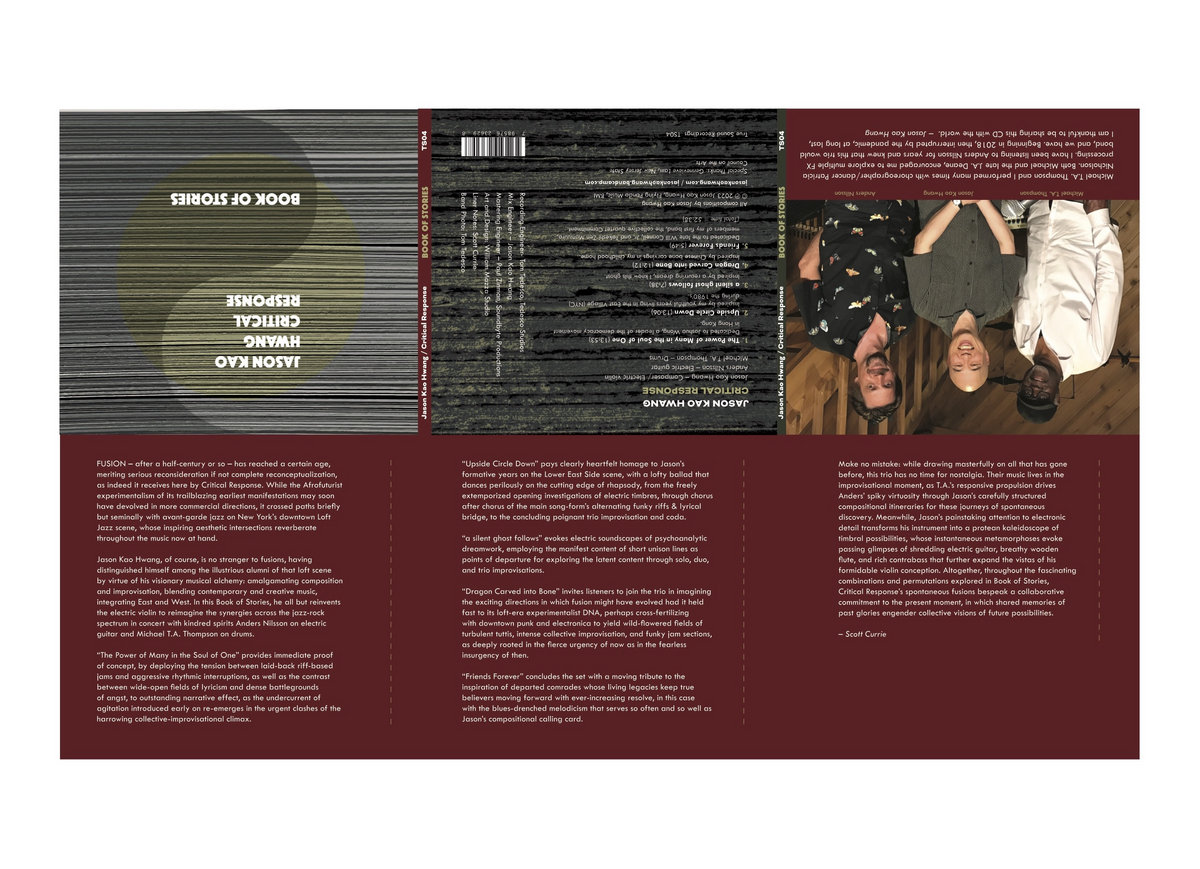 Book of Stories | Jason Kao Hwang, Anders Nilsson, Michael T.A. Thompson | Jason Kao Hwang