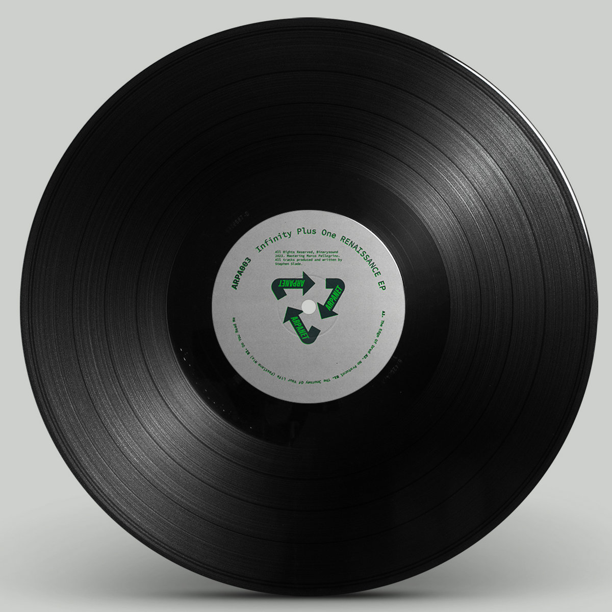 ARPA003. Infinity Plus One - Renaissance EP | Infinity Plus One ...