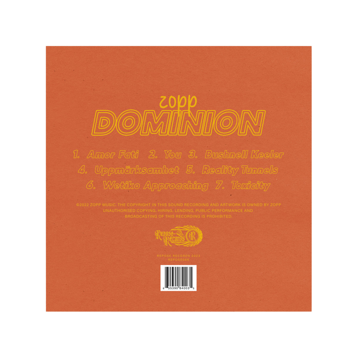 Dominion | Zopp | Repose Records