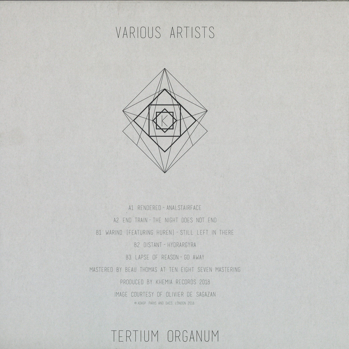 Tertium Organum 12" Compilation Limited Edition | Daniel Myer