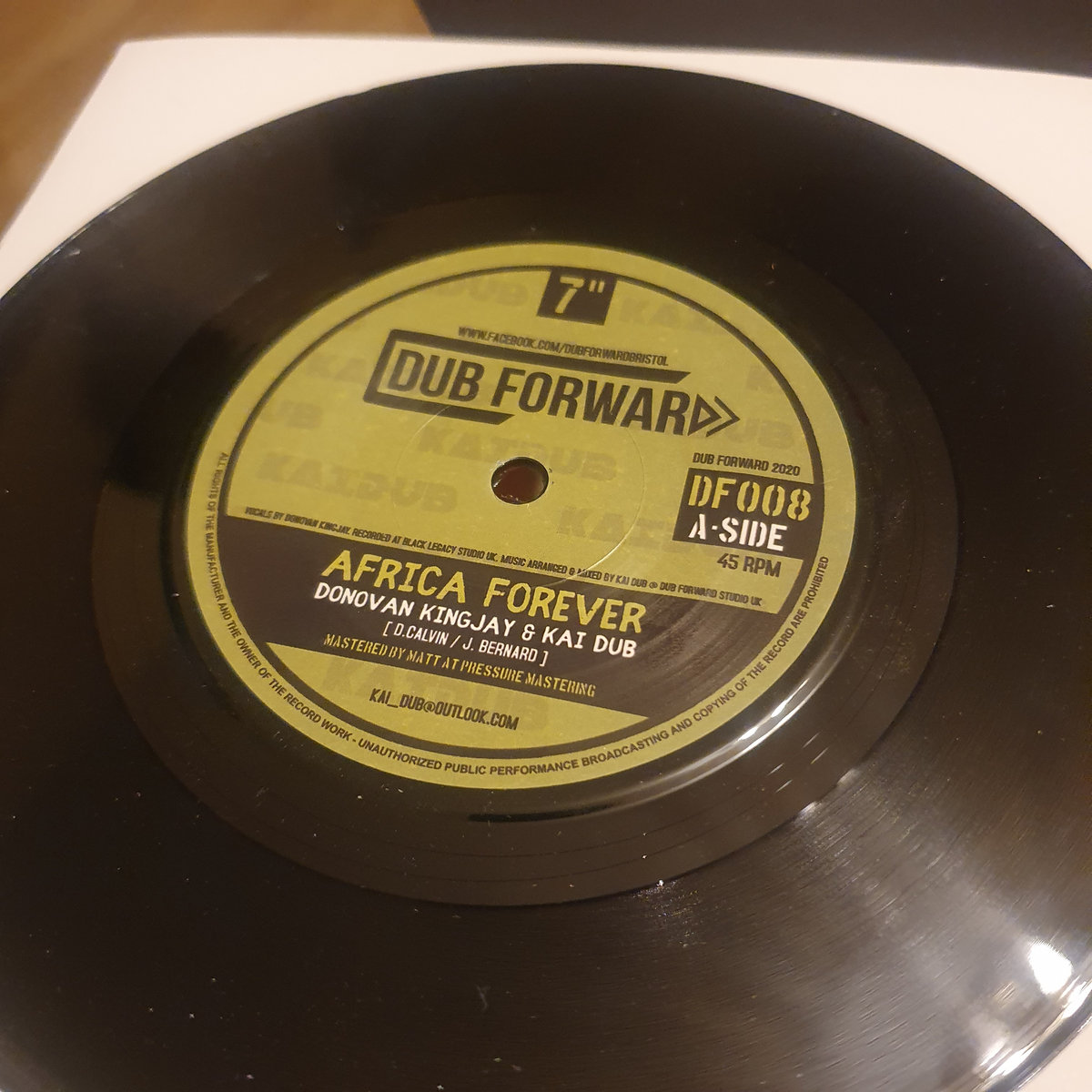 Donovan Kingjay & Kai Dub - Africa Forever (DF008 Digitals) | Kai Dub