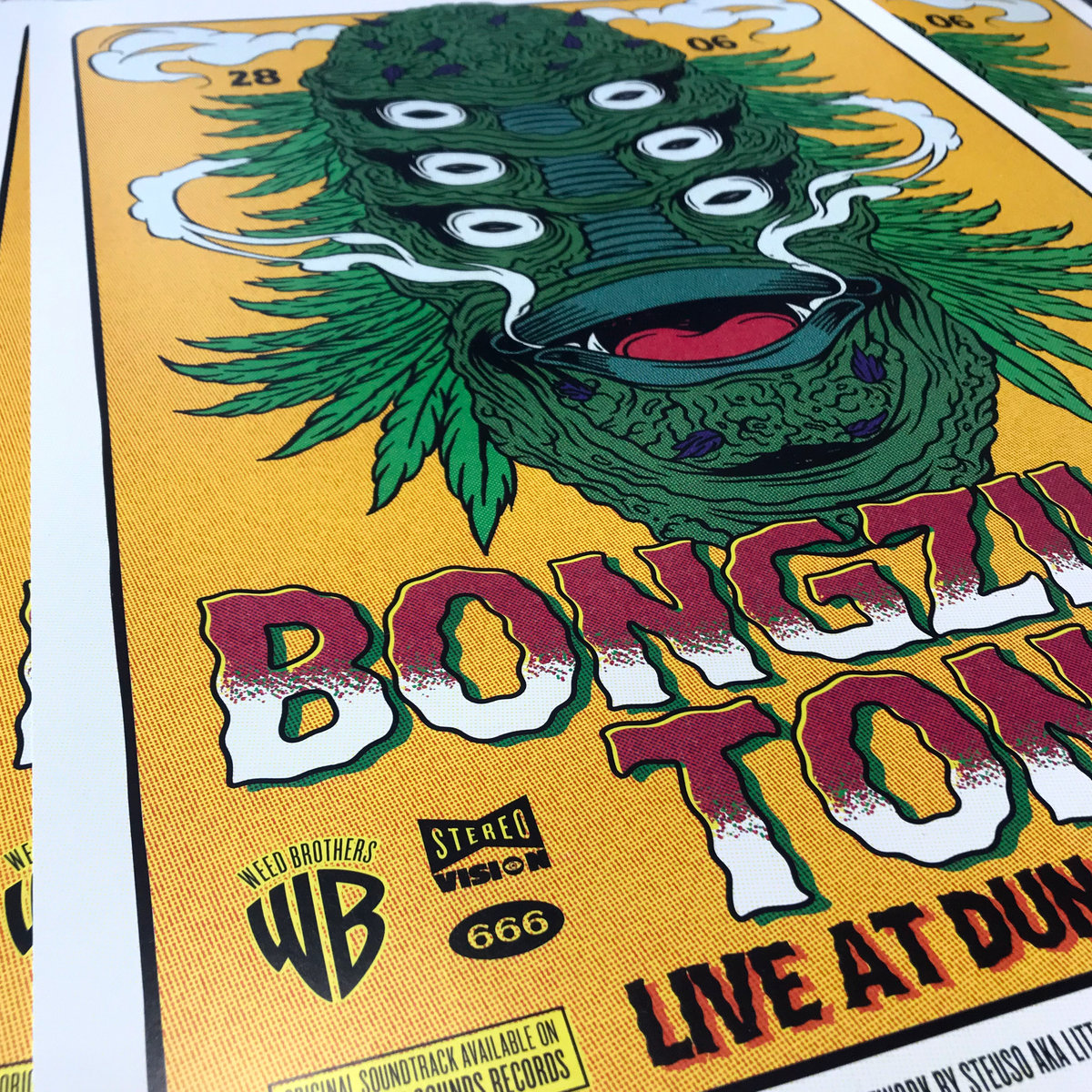 BONGZILLA/TONS LIVE AT DUNA JAM 2023 LTD POSTER | TONS