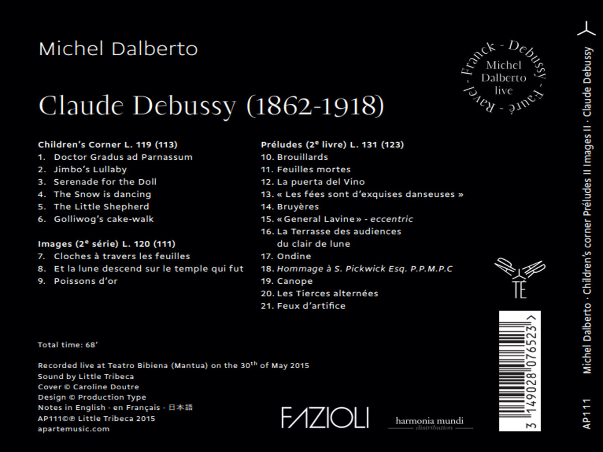 Claude Debussy: Piano Works | Michel Dalberto