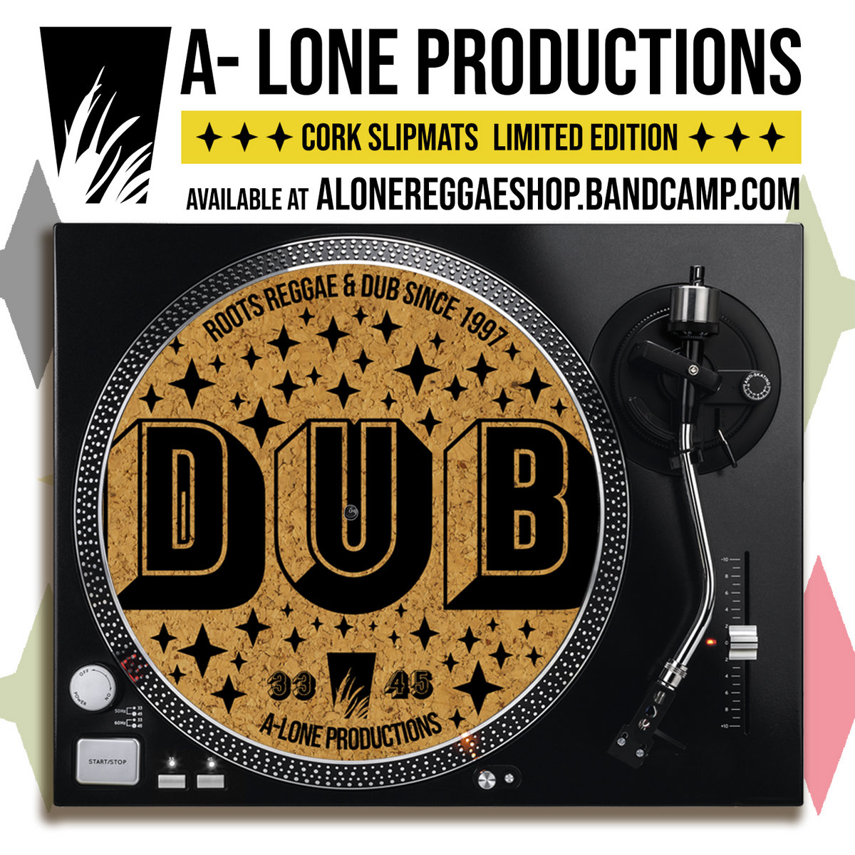 A-LONE PRODUCTIONS - CORK SLIPMAT (Limited Edition) | A-LONE REGGAE SHOP