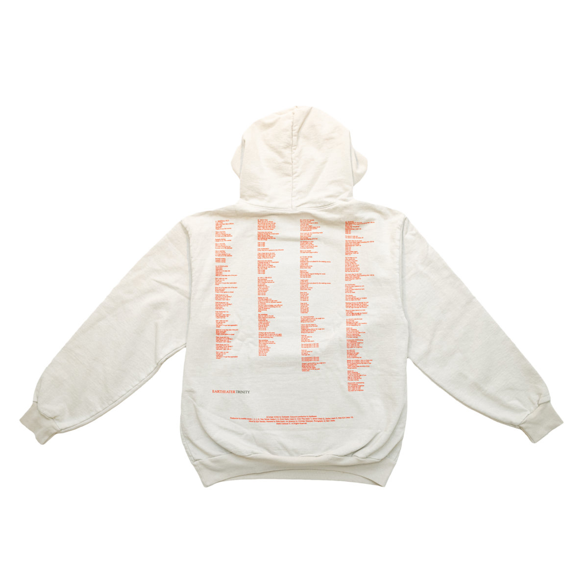 Eartheater 'Trinity' Hoodie - Cement | Eartheater