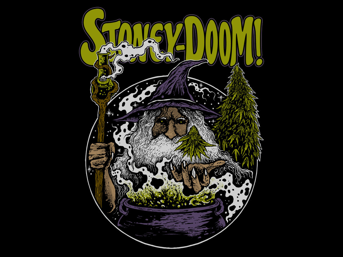 'Weed Wizard' Short-Sleeve T-Shirt | Stoney-Doom