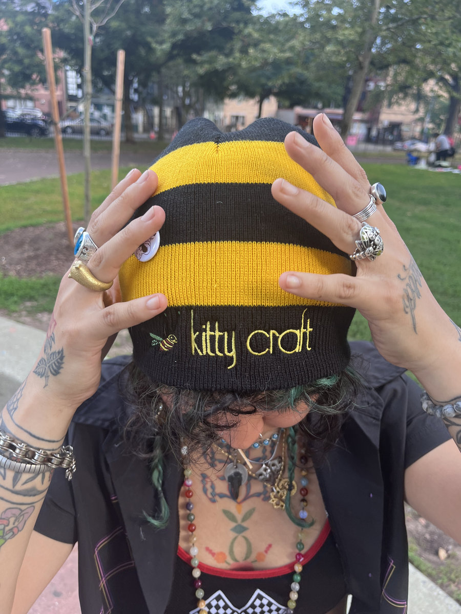 bumble bee beanie / Beats & Breaks from the Flower Patch stylie logo ...