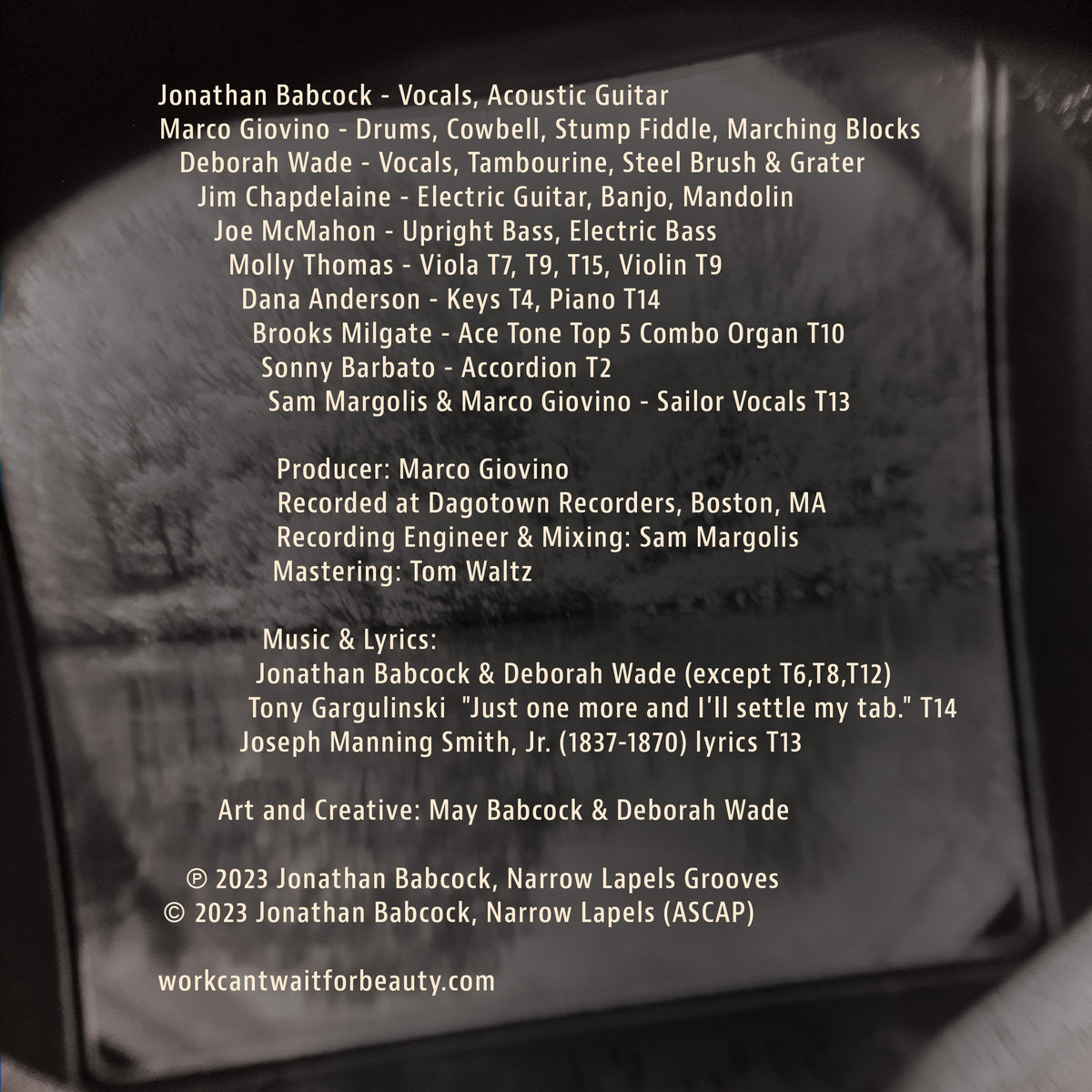 Work Can't Wait For Beauty | Jonathan Jay Babcock