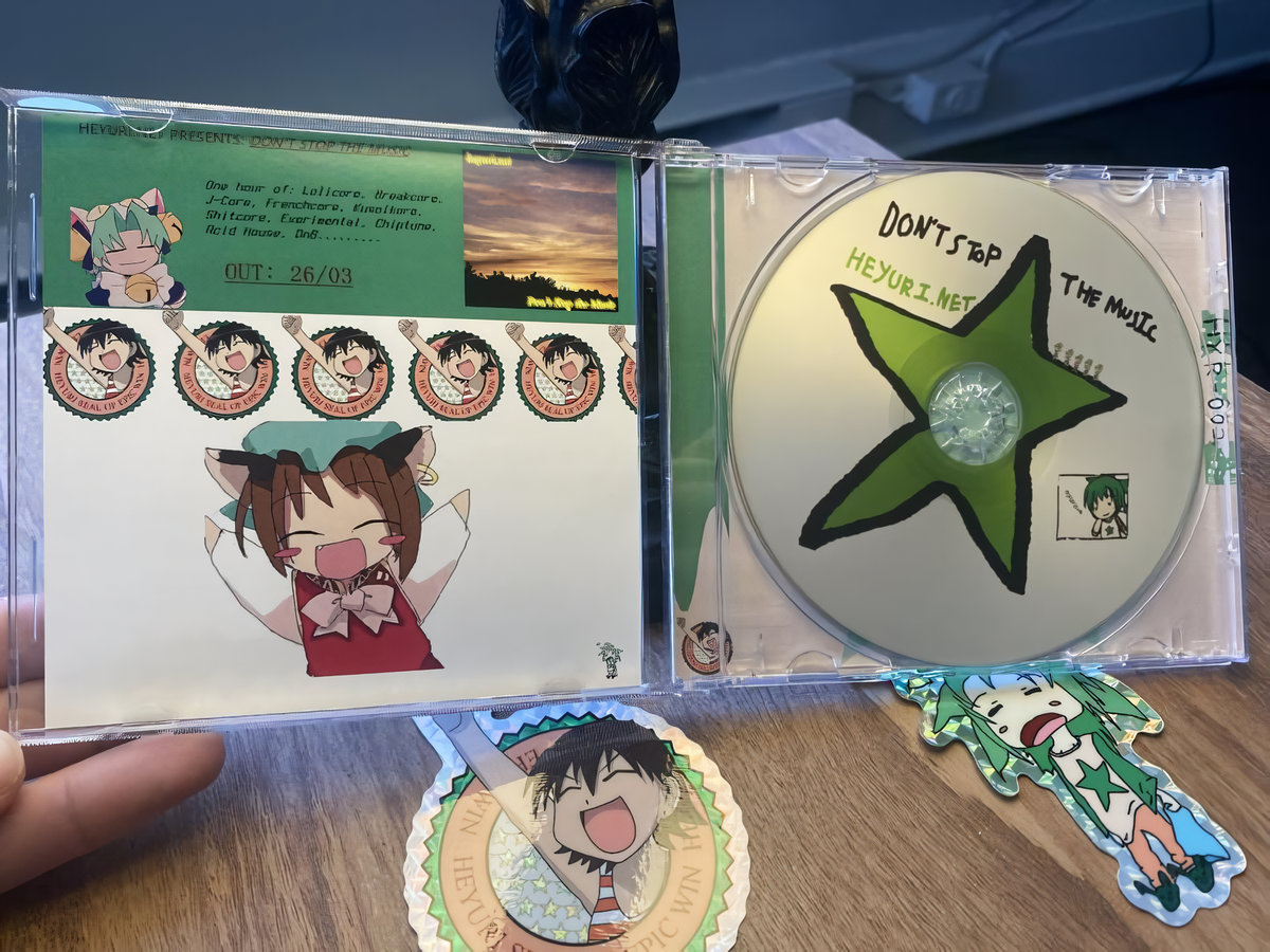 Heyuri - Don't Stop the Music album CD-R | KINPATSU 金髪
