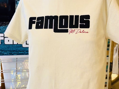 FAMOUS glitter logo t-shirt | Mr.Dalvin
