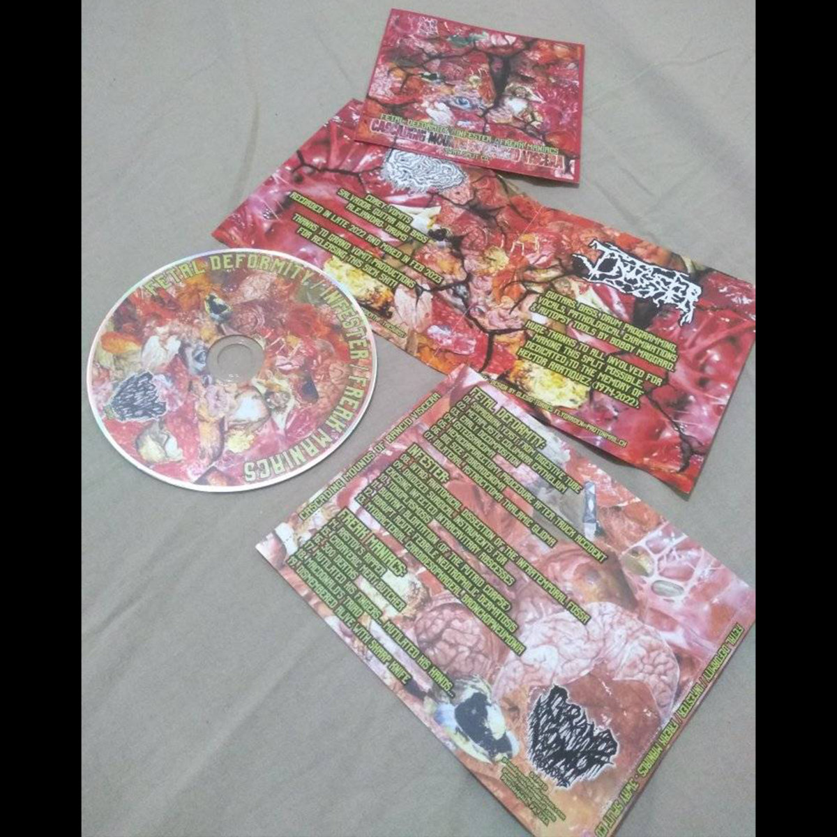 cascading mounds of rancid viscera (fetal deformity,infester,freack ...