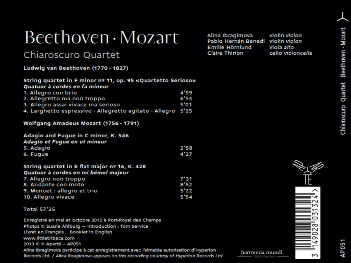 Beethoven - Mozart | Chiaroscuro Quartet