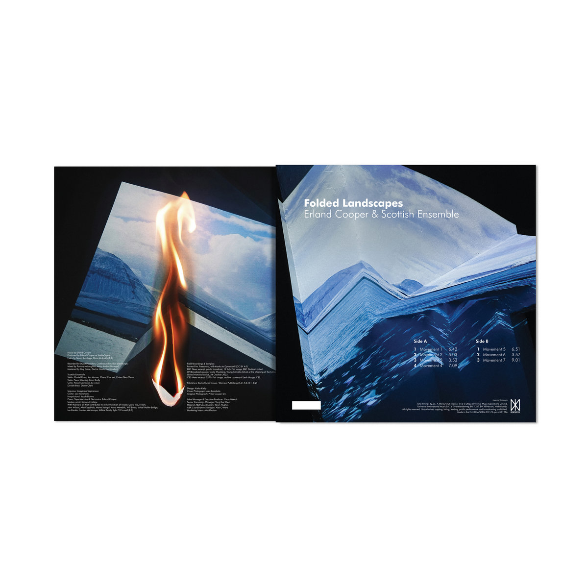Folded Landscapes - 12" LP - FIRST PRESSING 2023, SIGNED | Erland Cooper