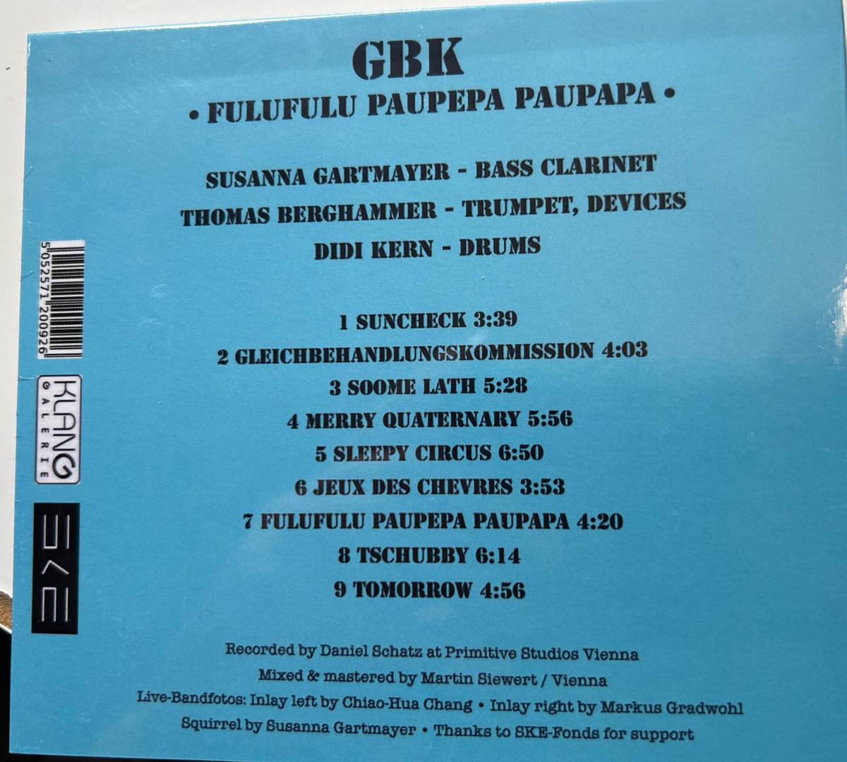 Fulufulu Paupepa Paupapa | GBK | Klanggalerie