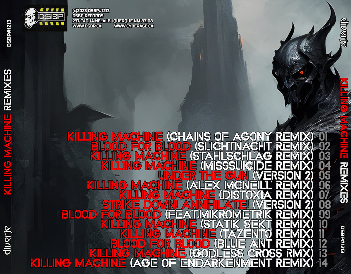Killing Machine Remixes | DIVERJE | DSBP Records