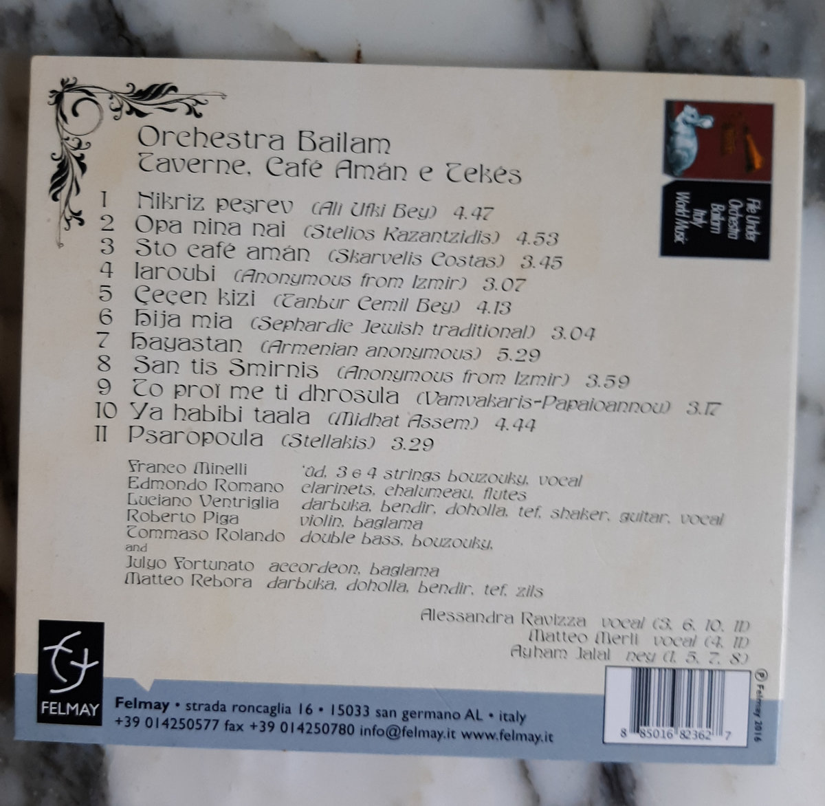 TAVERNE, CAFE' E TEKES | ORCHESTRA BAILAM