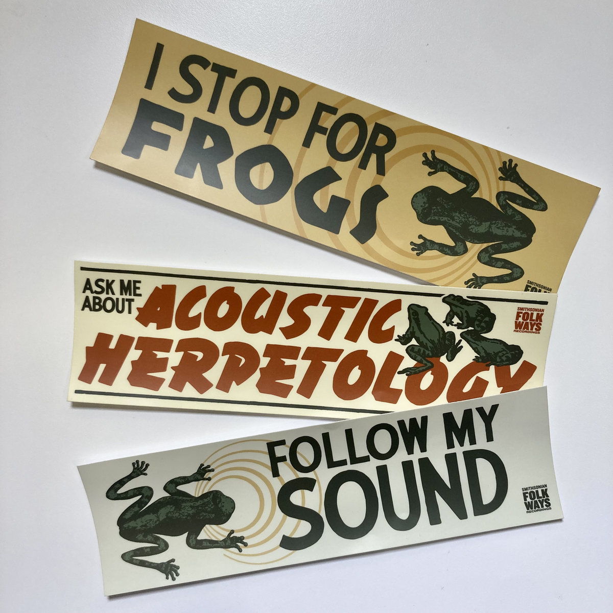 Sounds of North American Frogs Bumper Sticker Set | Smithsonian ...