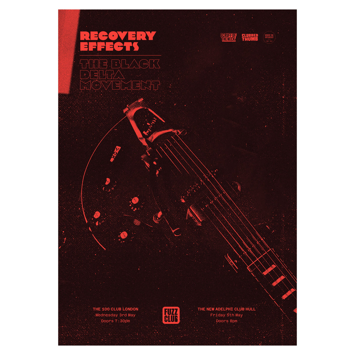 Launch Poster Screen Printed Poster | Clubbed Thumb Records