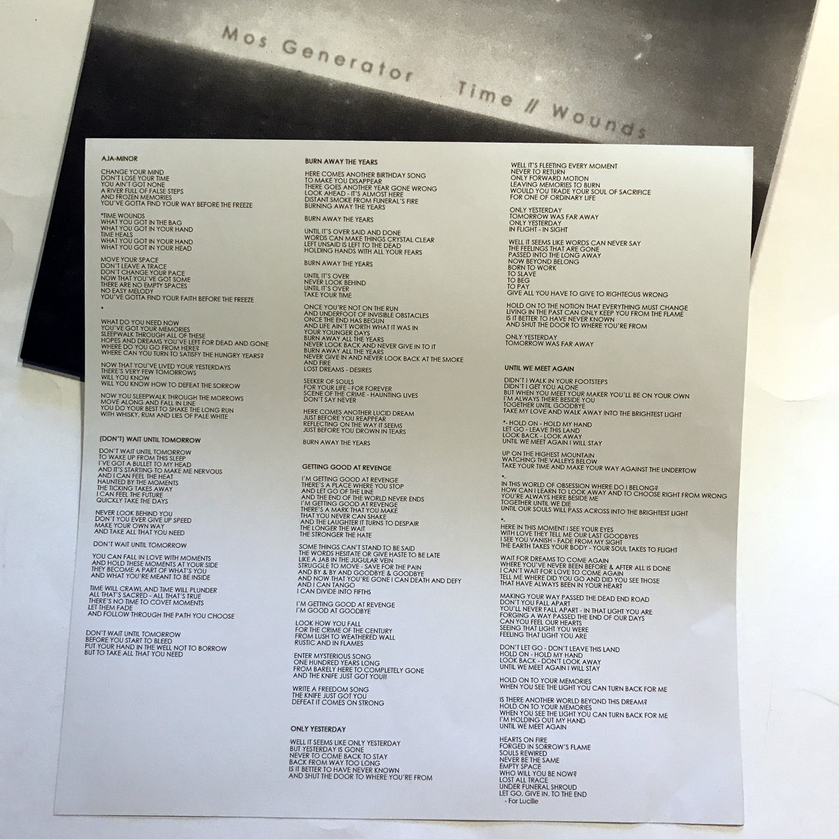 Time//Wounds | Mos Generator
