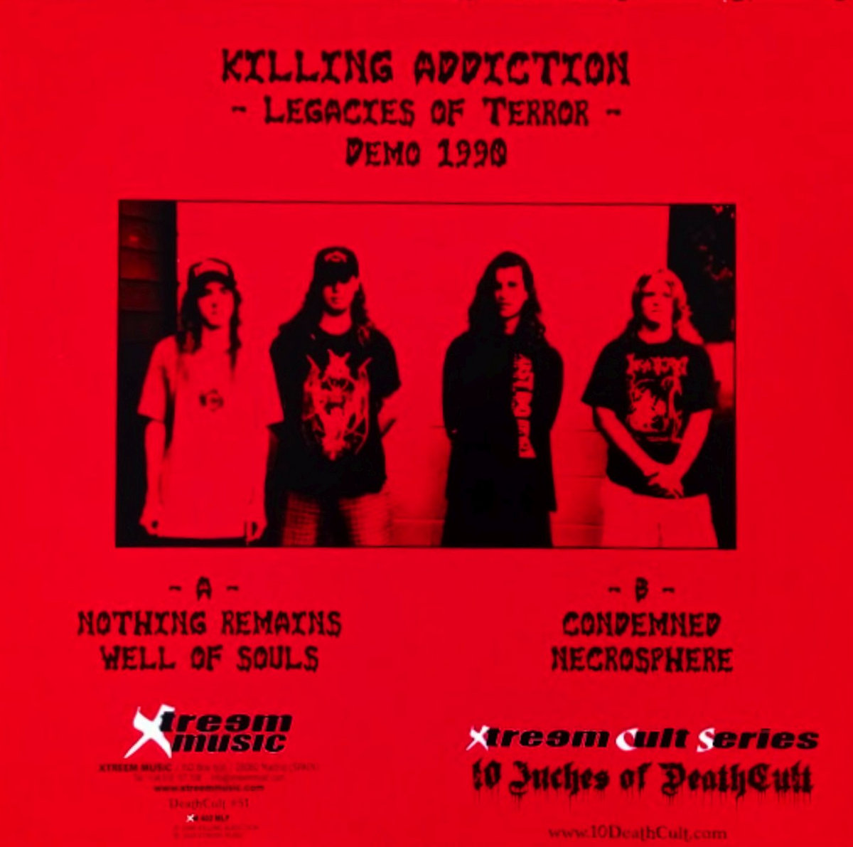 Legacies of Terror - 10" Vinyl EP (Standard Black) | Killing Addiction