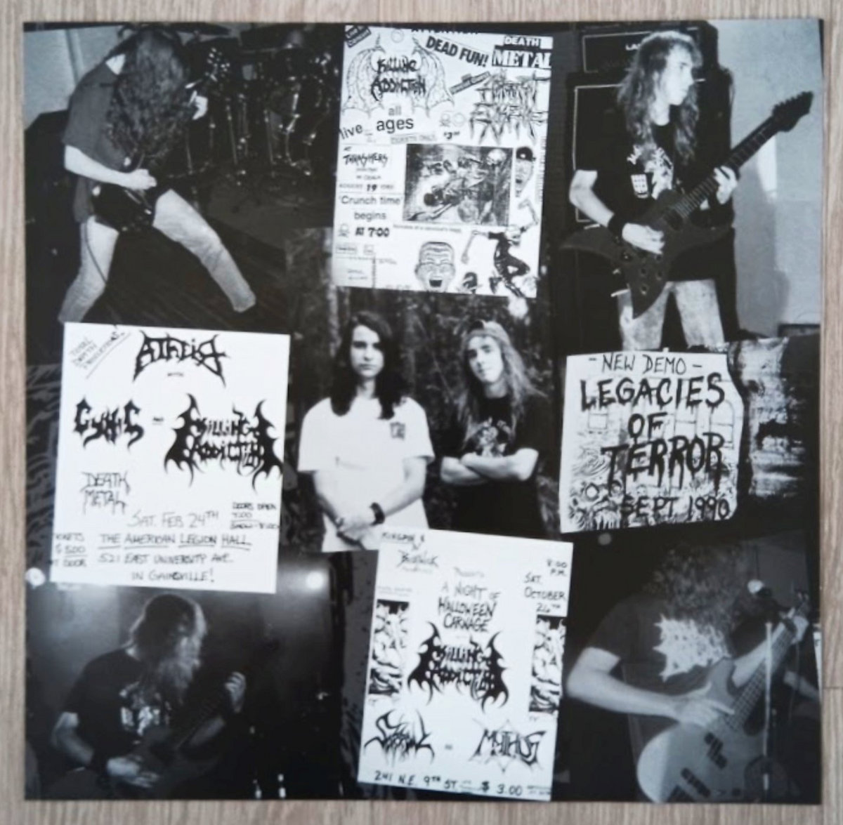 Legacies of Terror - 10" Vinyl EP (Standard Black) | Killing Addiction