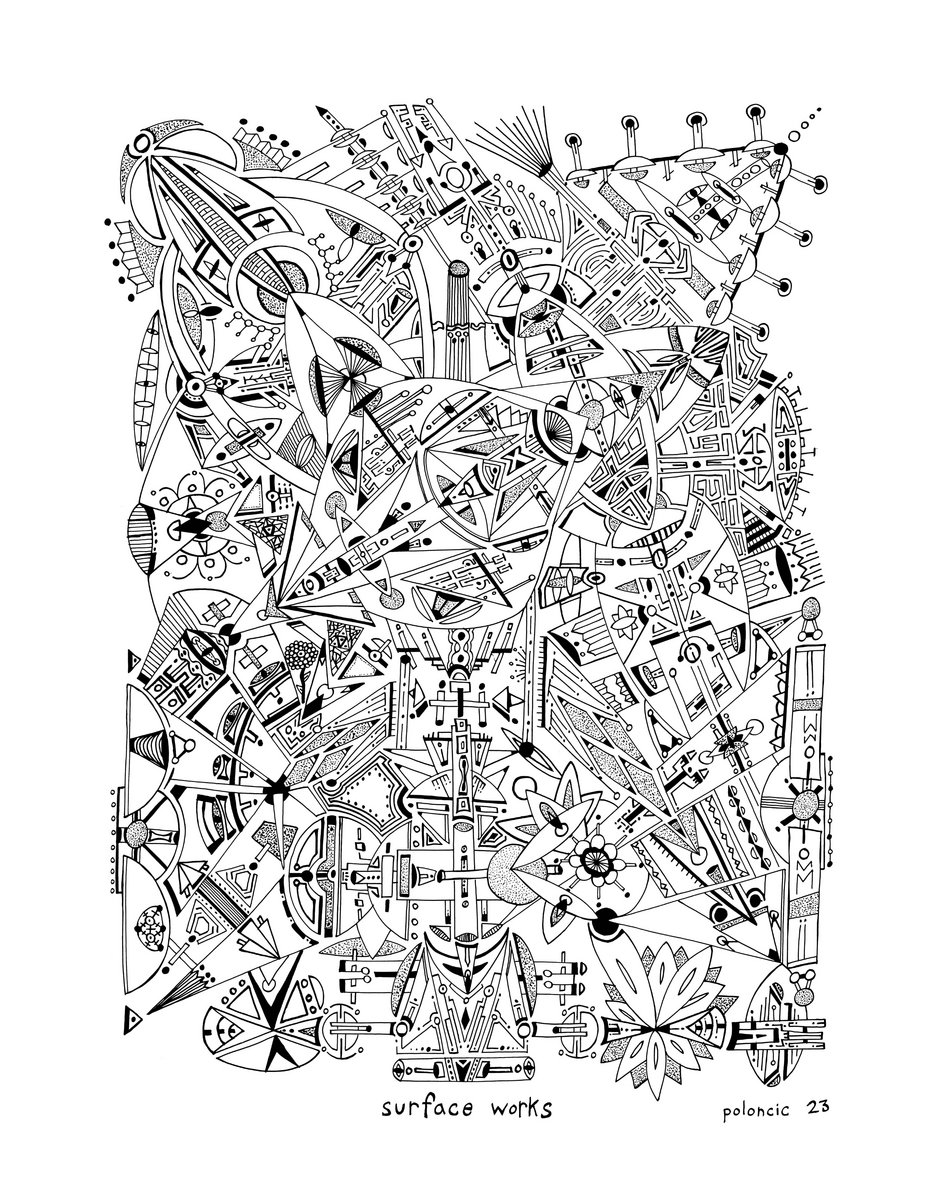Brion Poloncic "Surface Works" book (2nd printing) | Gertrude Tapes