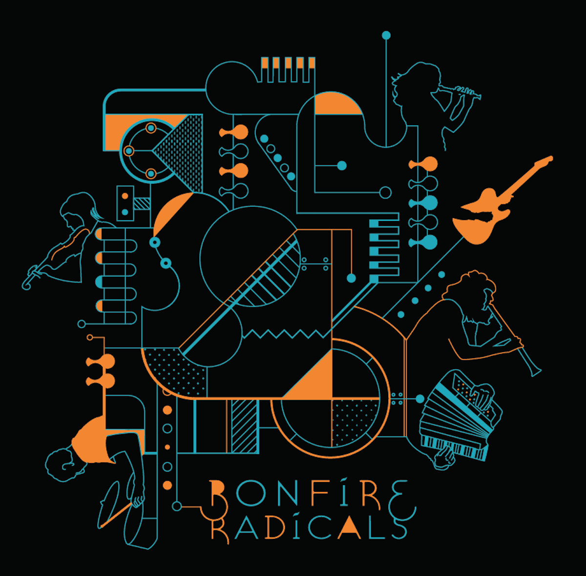 Organic Black T-Shirt | Bonfire Radicals