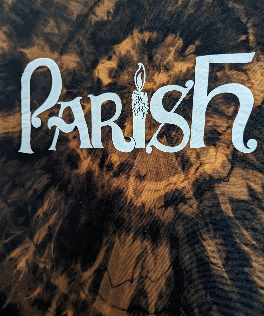 Parish logo t shirt (fire and brimstone) | Parish