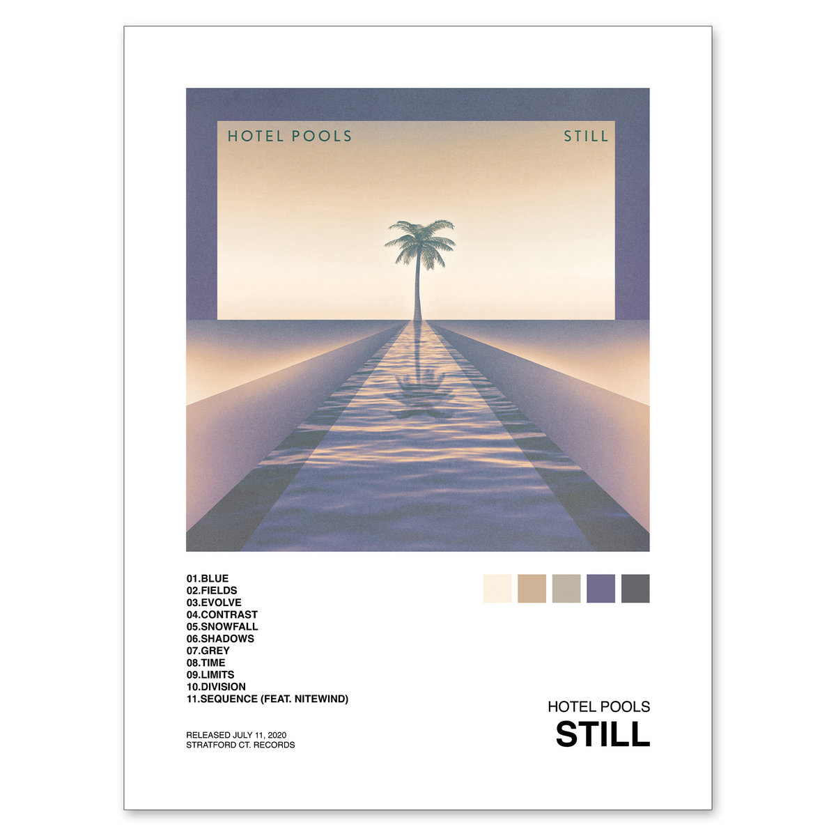 Limited Edition Hotel Pools - Still "OG Album Art" Poster | Hotel Pools
