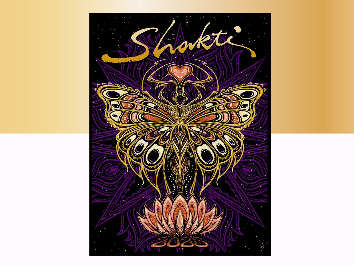 Shakti Butterfly Tour Poster by Jeff Wood | Shakti
