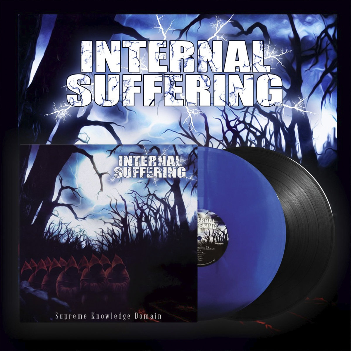 Internal Suffering "Supreme Knowledge Domain" 12" CLEAR BLUE VINYL ...