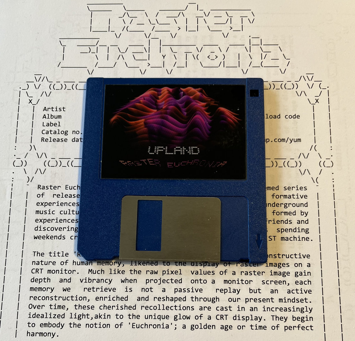 Raster Euchronia floppy disk | Upland