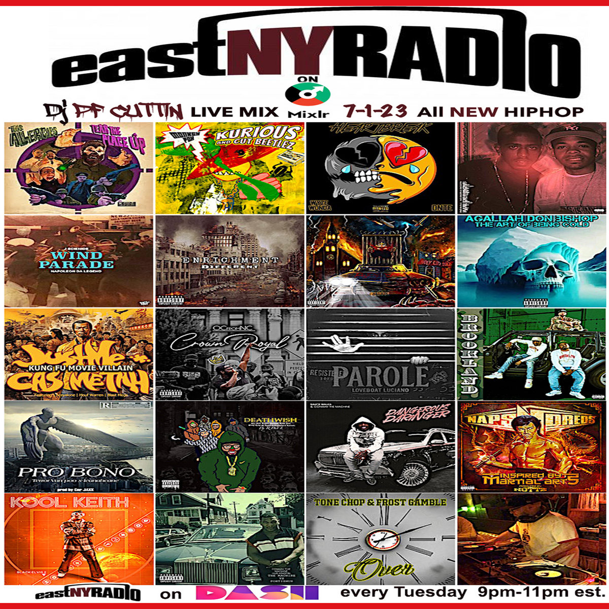 EastNYRadio 7-1-23 mix | Various Artist | PF Cuttin